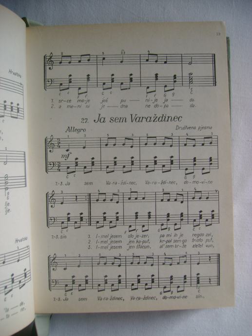 Note - Ivan Mihoković/Georg Matanović - Narodne pjesme za harmoniku