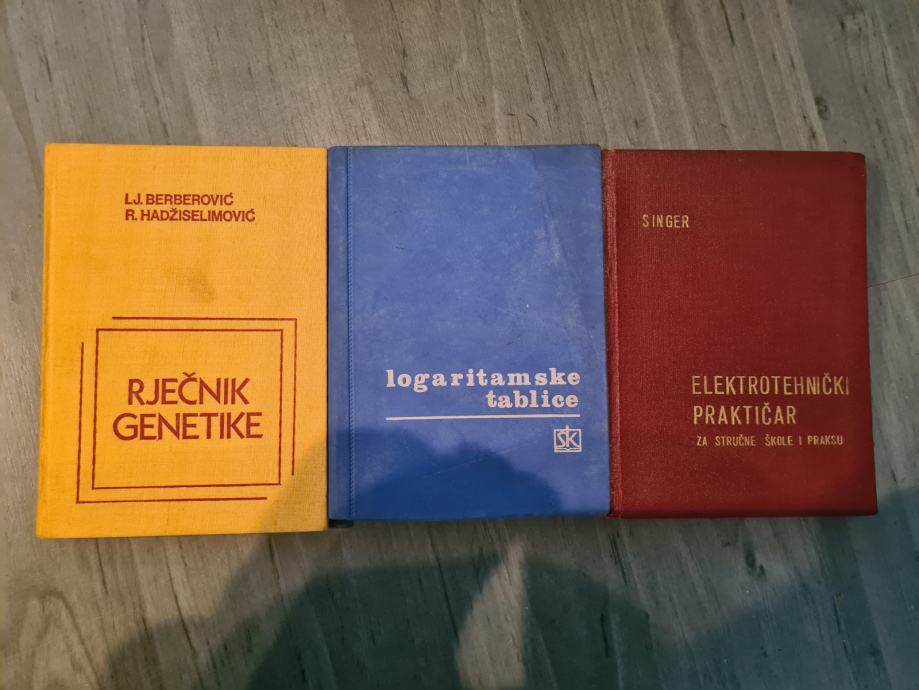 Rječnik Genetike / Logaritamske tablice / Elektrotehnički praktičar