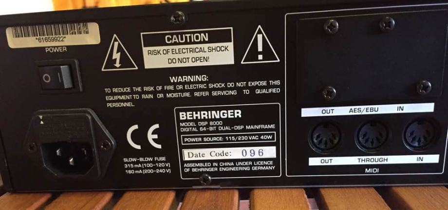 Behringer Ultra Curve DSP 8000