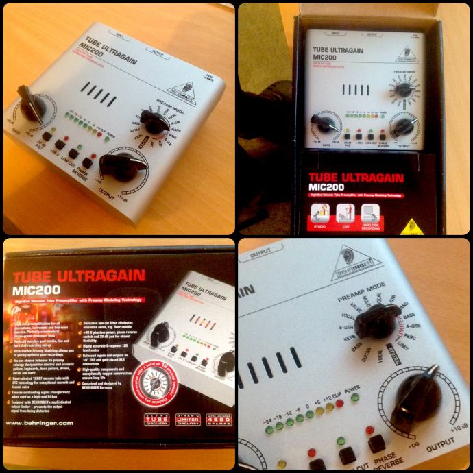 Behringer Ultragain MIC200 preamp