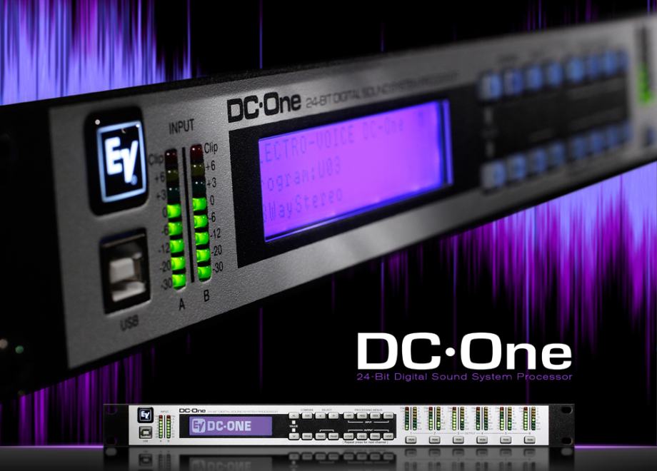 Electro Voice DC ONE skretnica - EV 2-in/6-out sound system processor