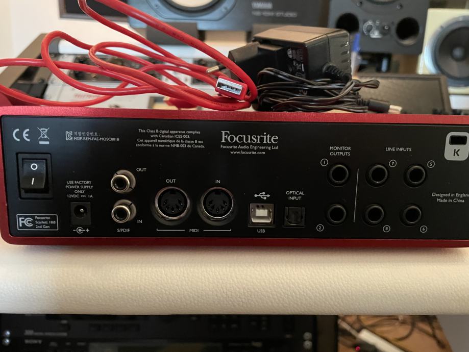 Focusrite Scarlett 18i8 2nd gen