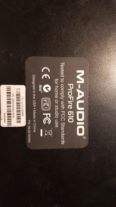 M-audio Profire 610