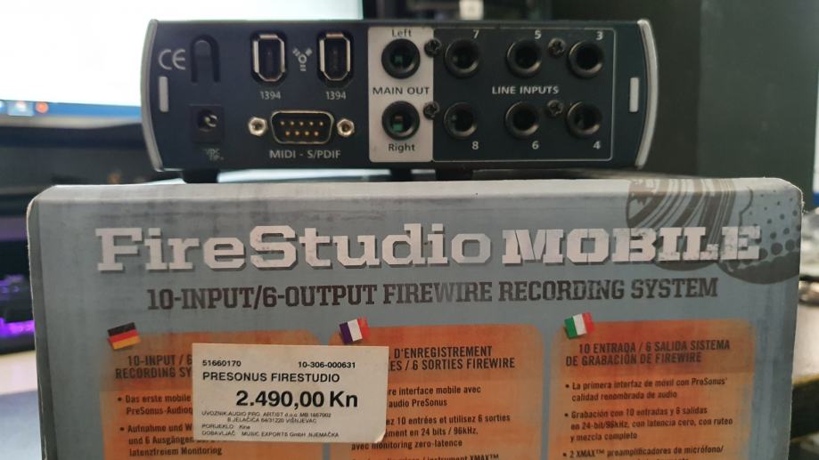 Presonus FireStudio Mobile