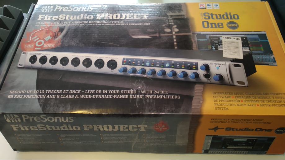 PreSonus Firestudio Project - 8x Firewire Audio Interface