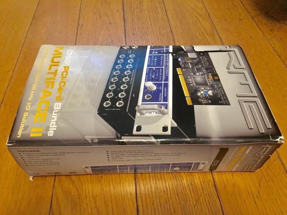 RME Hammerfall Multiface II PCI Bundle + PCMCIA Card