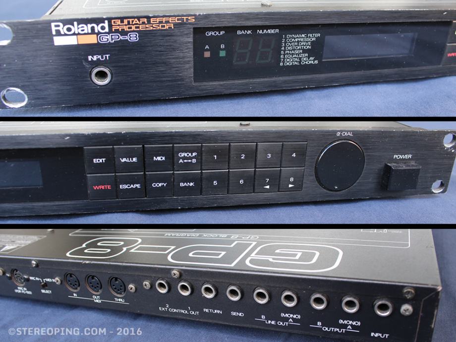 Roland GP8 + FC100 Footswitch