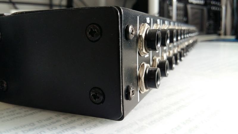 Tascam audio patchbay Patch Box PB-32/PB-16×2, balanced 6.3mm