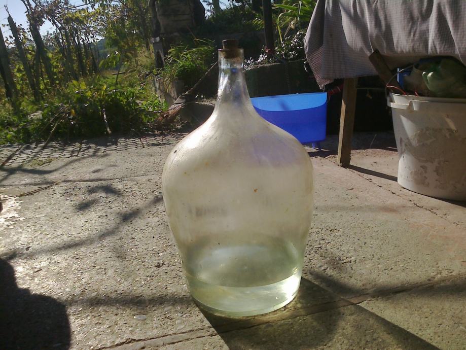 Boce za rakiju 10l, 7l i 5l, staklene