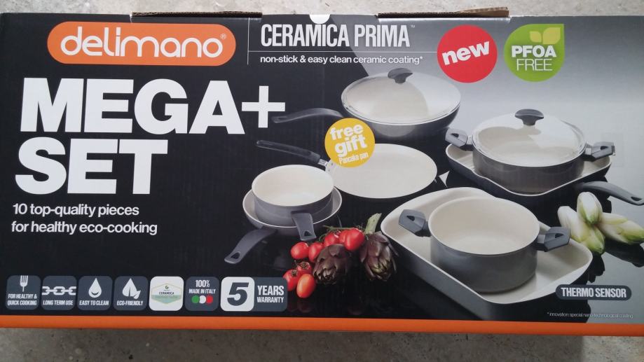 Delimano Mega + set, desetodijelni