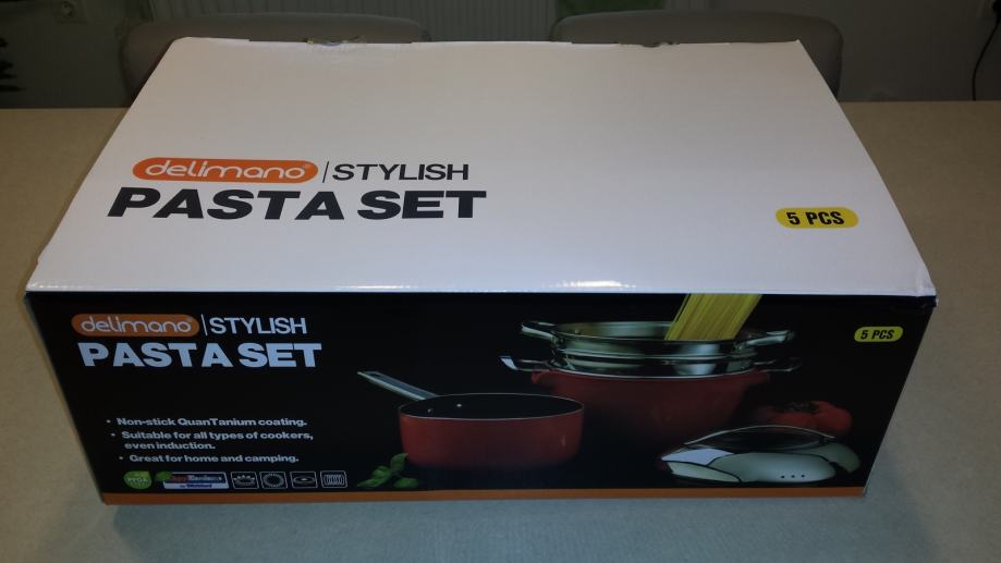 DELIMANO - SET POSUĐA ZA TJESTENINU - 5 DJELNI