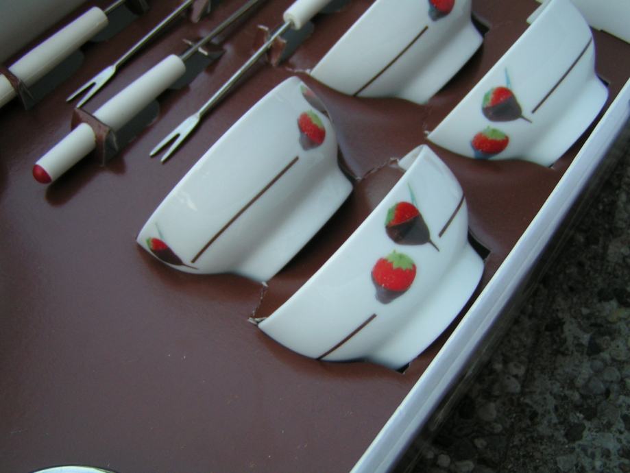 Servis za čokoladni fondant