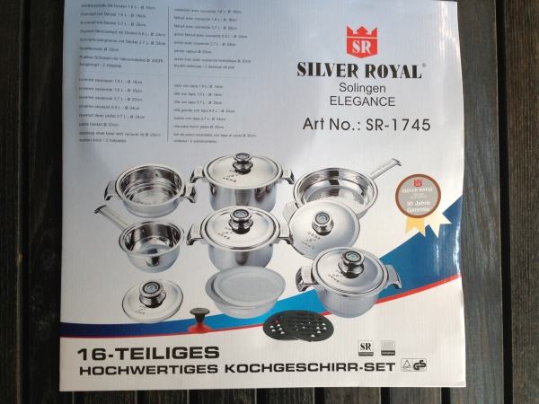 Silver Royal Solingen 16- dijelni set posuđa od nehrđajućeg čelika