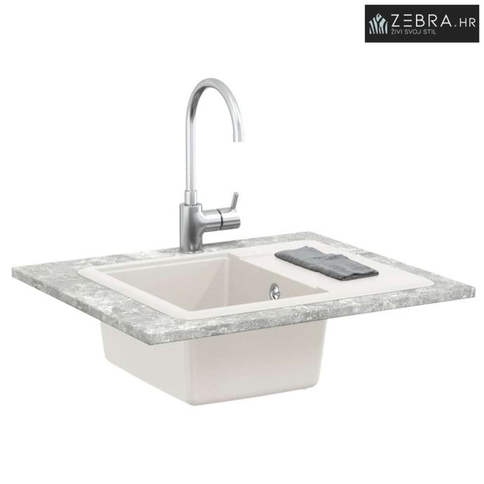 Lavabo - Umivaonik Bijelo 560 x 460 mm 80% kvarc i 20% smola