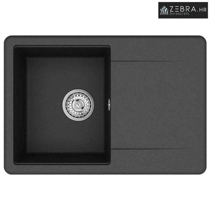 Lavabo - Umivaonik Crna 670 x 460 mm Granit