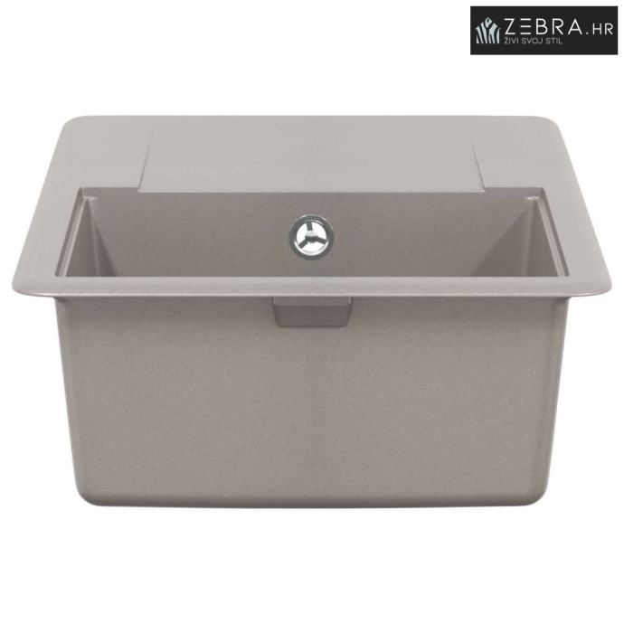 Lavabo - Umivaonik Siva 670 x 460 mm 80% kvarc i 20% smola