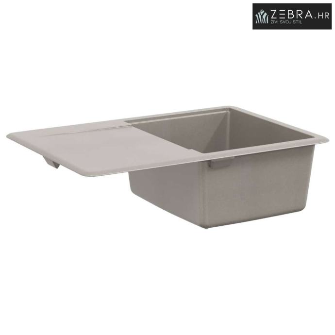 Lavabo - Umivaonik Siva 670 x 460 mm 80% kvarc i 20% smola