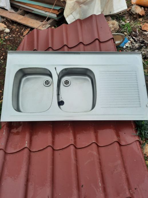 sudoper sa 2 korita 120x60cm