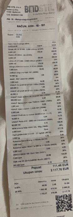 KNAUF UD profil 28 x 27 x 0,6 mm / 3 m