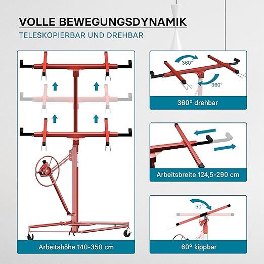 ***PRILIKA*** XXL dizalo za gips ploče (KNAUF, RIGIPS...), upravljanje