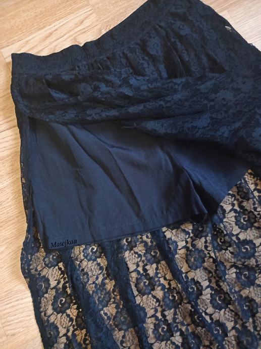 Midi crna suknja Nova