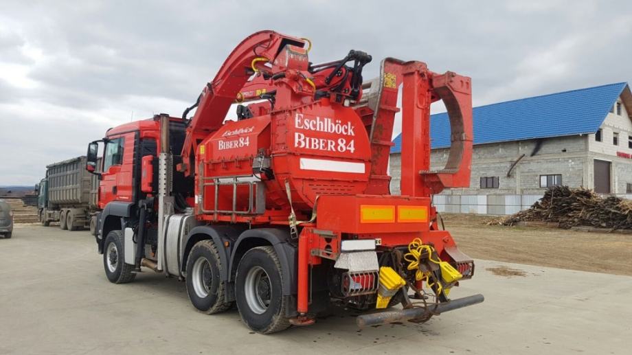 Drobilica za drvo - čiper - iverač - kamionska - sa cjepačem klada