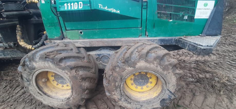 TIMBERJACK 1110D šumski traktor s hidrauličnom dizalicom - FORWARDER