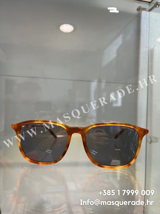 Montblanc™ MB0082S 002 53 - Havana Sunčane naočale %OUTLET% NOVO Račun
