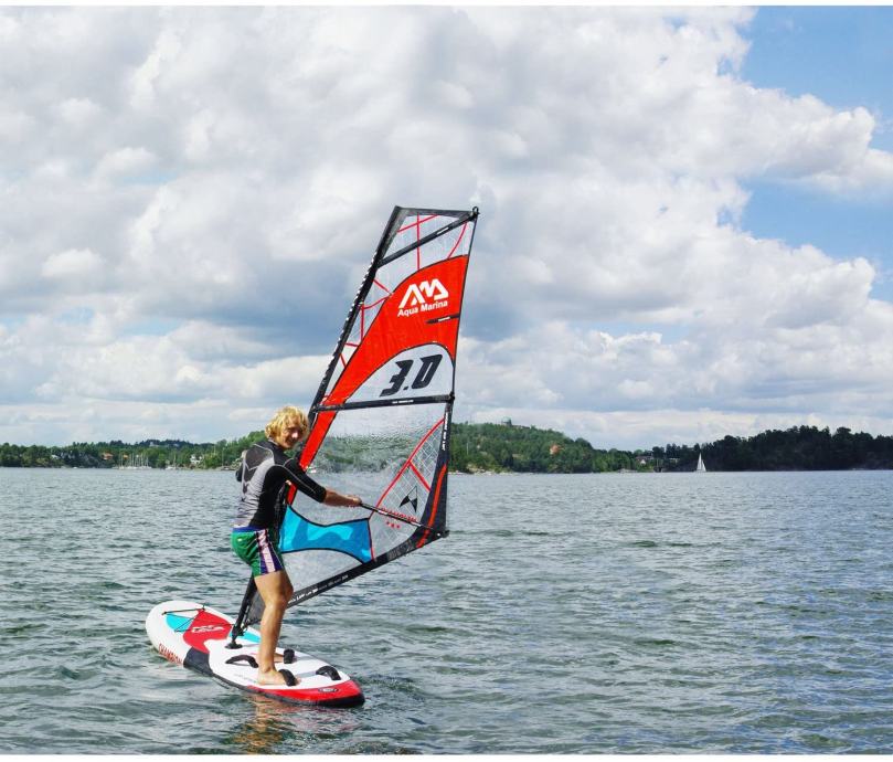 Aqua Marina Windsurf Inflatable SUP with Sail Rig Included