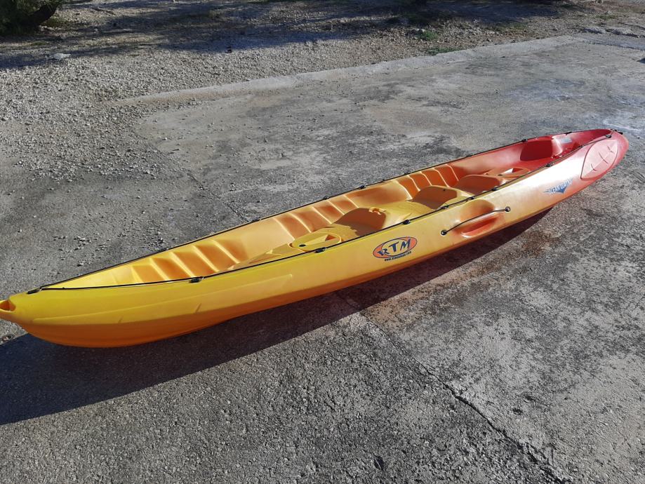 KAYAK Ocean Quatro + 2 vesla + kolica + lanac i katanac