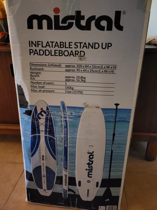 SUP DASKA MISTRAL ALLROUND 10.6 - NOVO