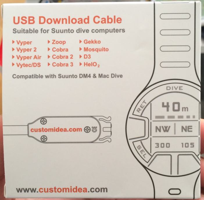 Suunto USB download cable