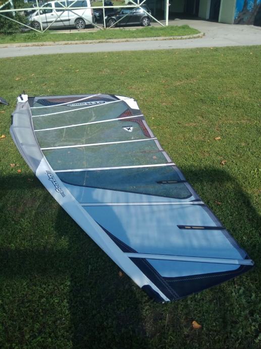 windsurf jedro, gastra gtx 7.5 + gastra 75% jarbol