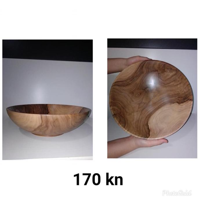 DRVENA POSUDA RUČNI RAD