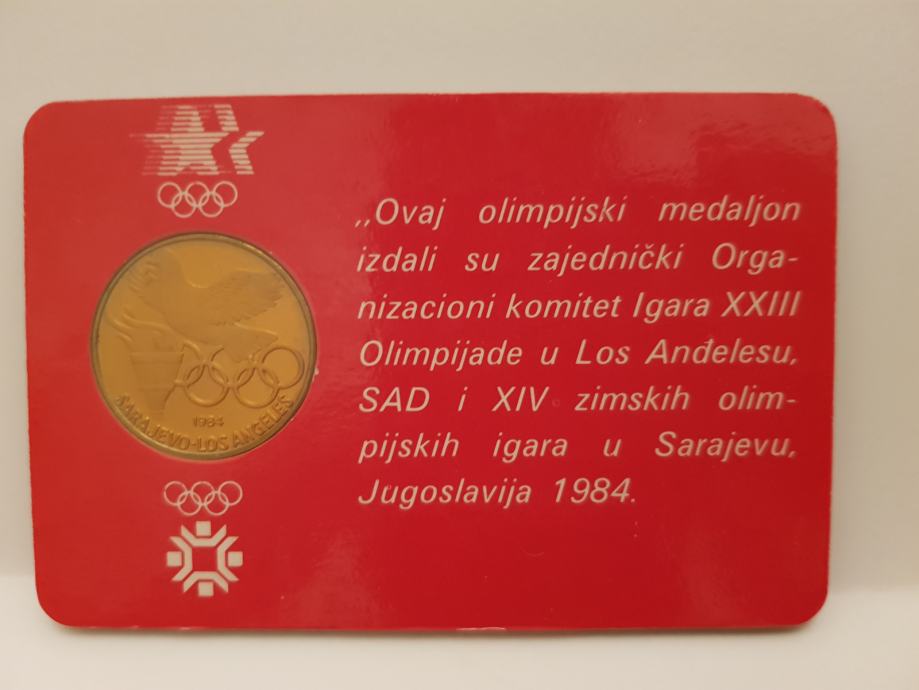 Olimpijske igre Sarajevo 84 medaljon