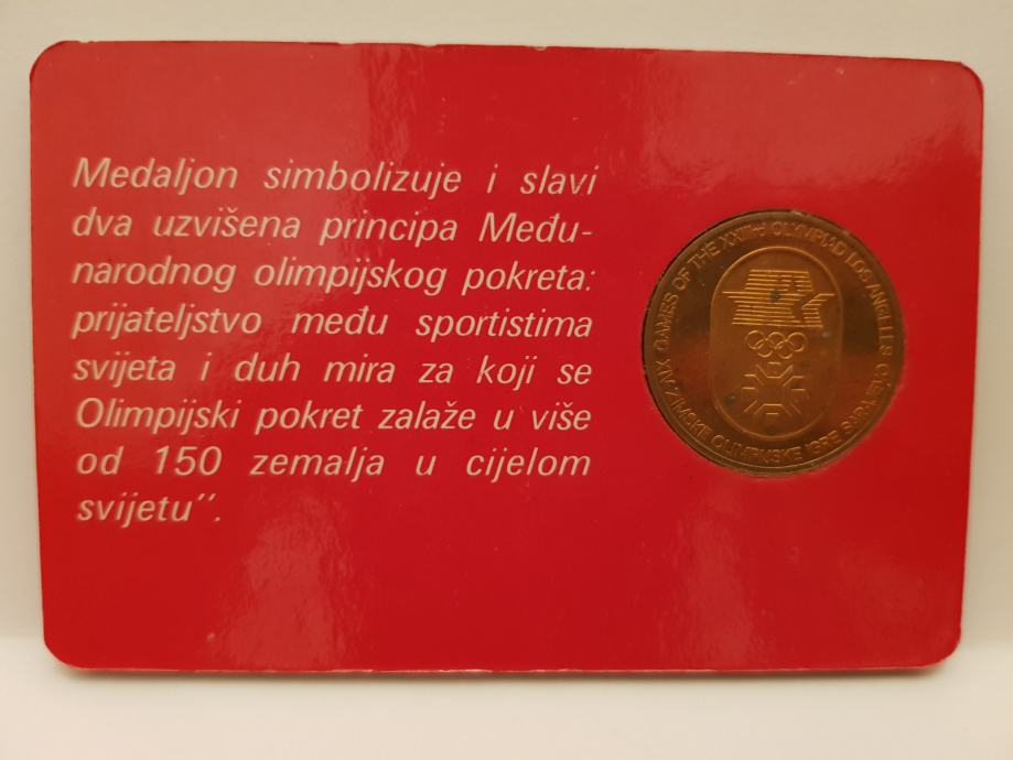 Olimpijske igre Sarajevo 84 medaljon