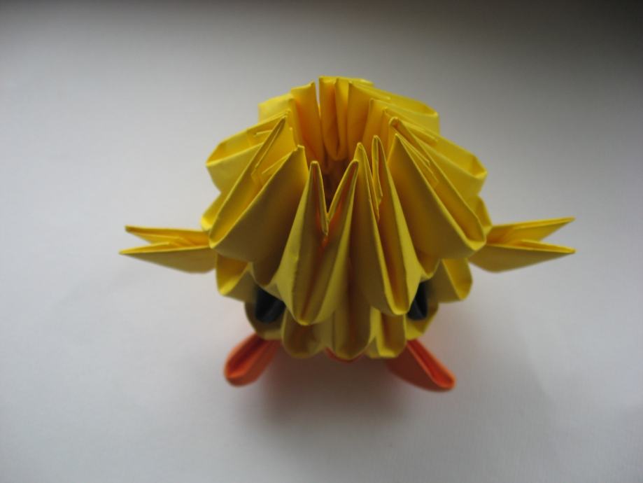 3D origami pile