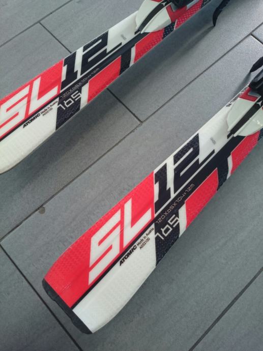 Atomic Sl12 Race, profesionalne skije i vezovi