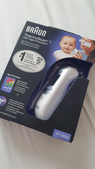Braun ThermoScan 7 (IRT6520) infracrveni toplomjer za uho