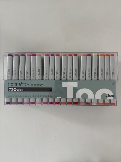 Copic classic marker 72a set NOVO