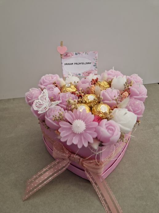 Flower Box od mirisnih svijeća