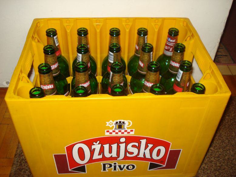 Gajba ožujske s bocama (2kom)