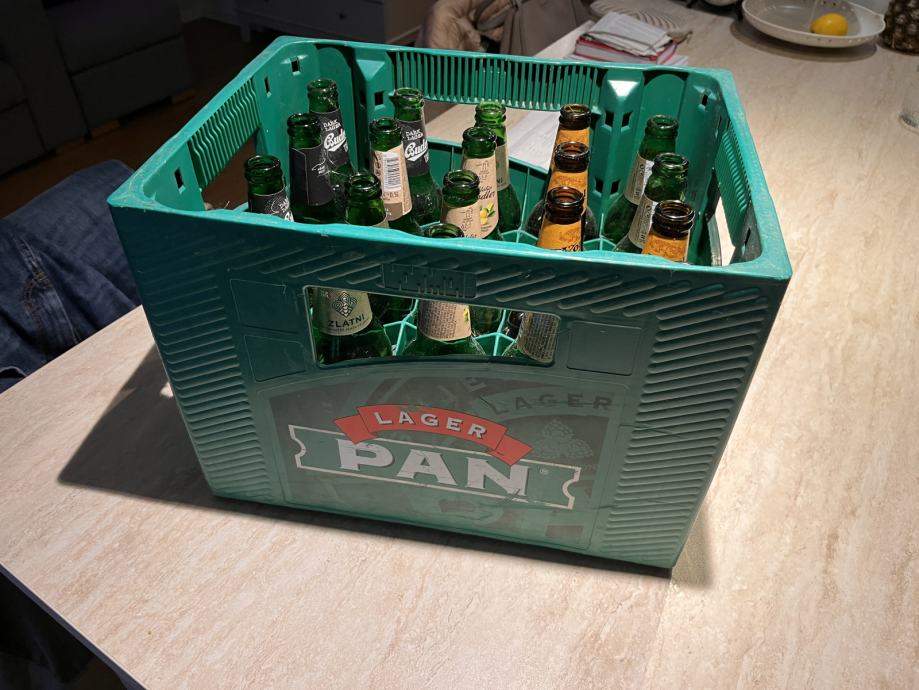 Gajba za pivo sa bocama 20 kom