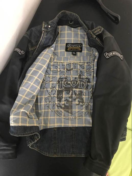 Icon strongarm muška moto jakna