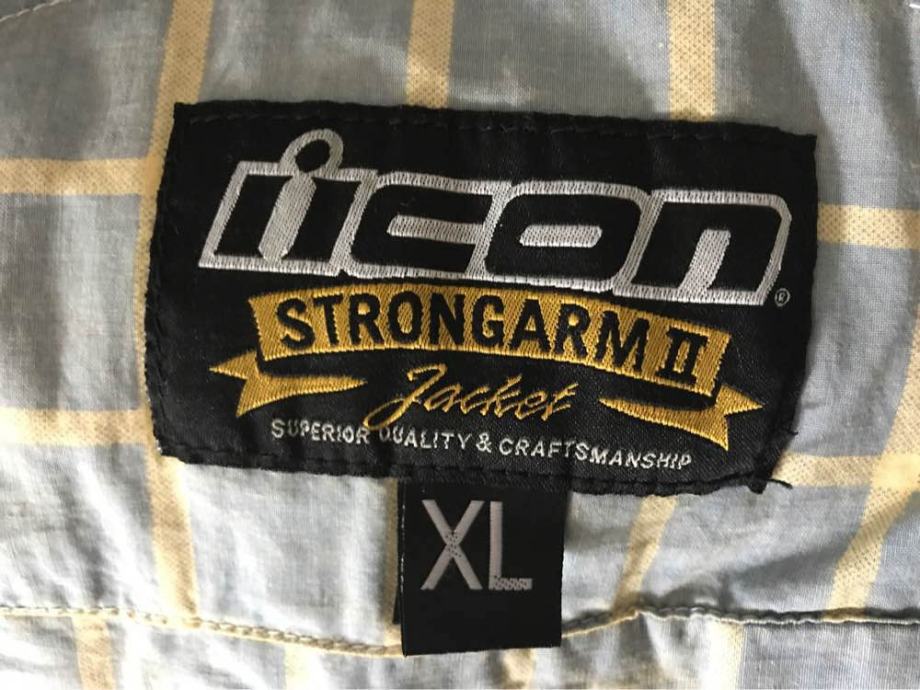 Icon strongarm muška moto jakna