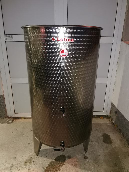 Inox bačva Letina 620l