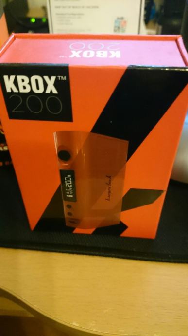 KANGERTECH Emod ,vape Kbox 200W + Tekucina 30ml(gratis) tag;baterije