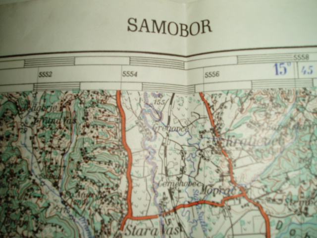 KARTA JNA SAMOBOR 1 : 50 000