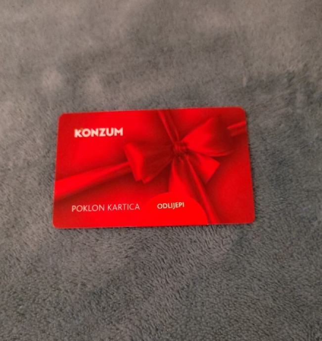 Konzum poklon kartica/bon 100€