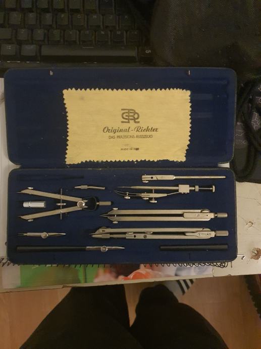 Kopernikus VII drafting kit, E.O. Richter & Co.